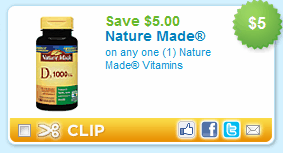 Nature Made Vitamins Coupon = Free At Walgreens And Rite Aid