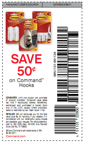 Command Hooks & Picture Hanging Strips Coupon