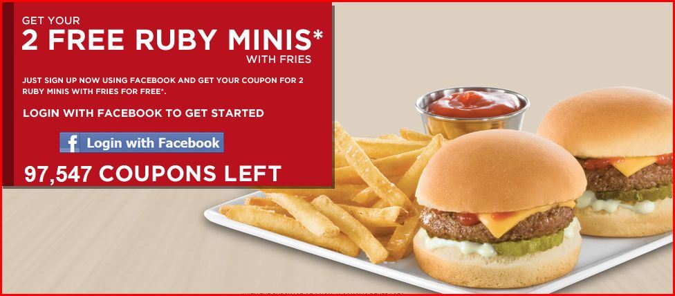 Ruby Tuesday Coupon: 2 Free Mini Burgers With Fries - Mojosavings.com