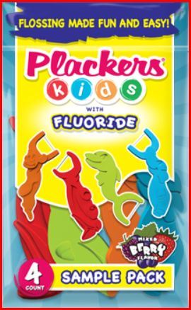 Free PLackers Kids Flossing Samples