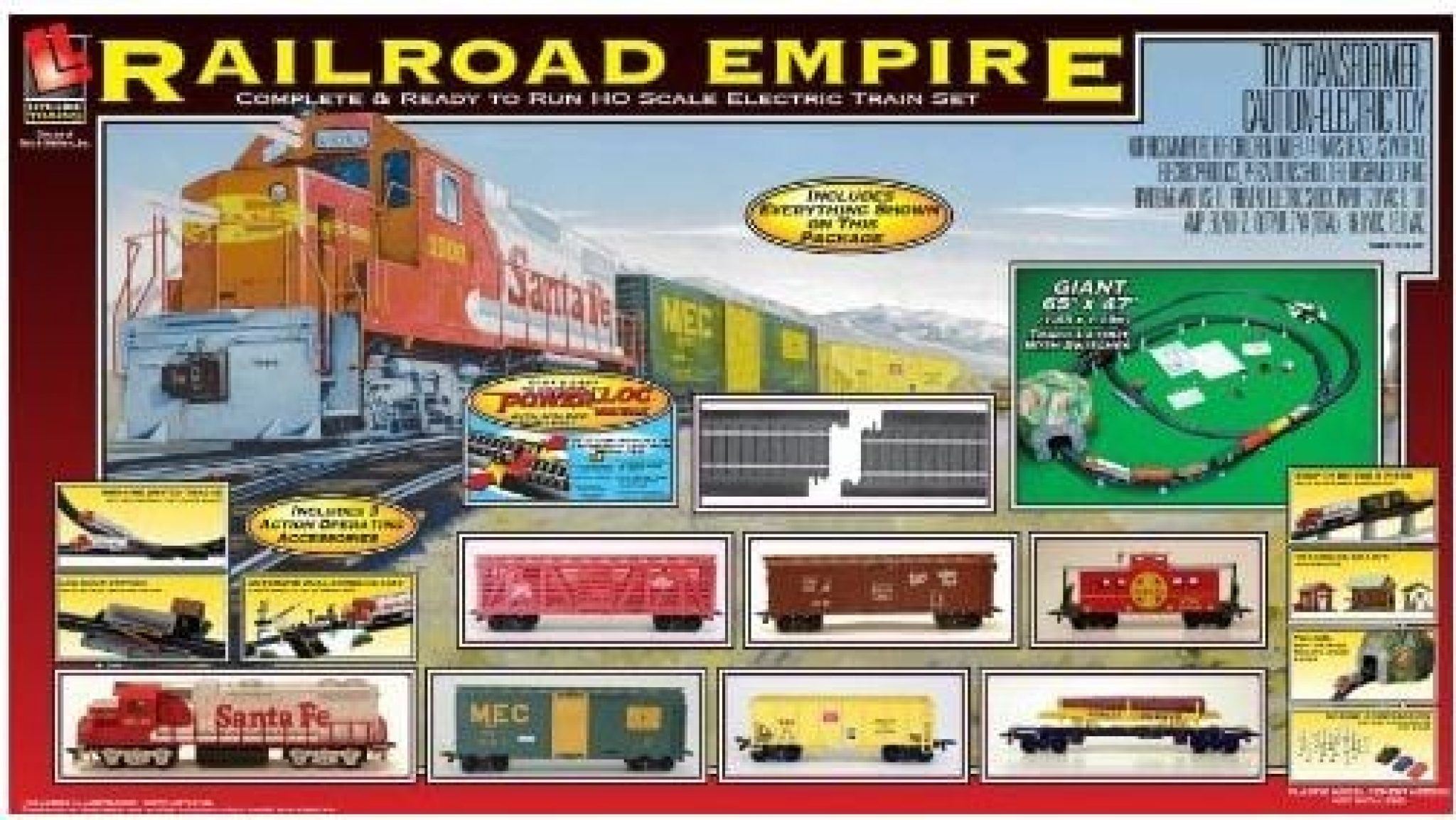 Life Like Railroad Empire HO Scale Train Set - $59.99 Shipped! (reg ...
