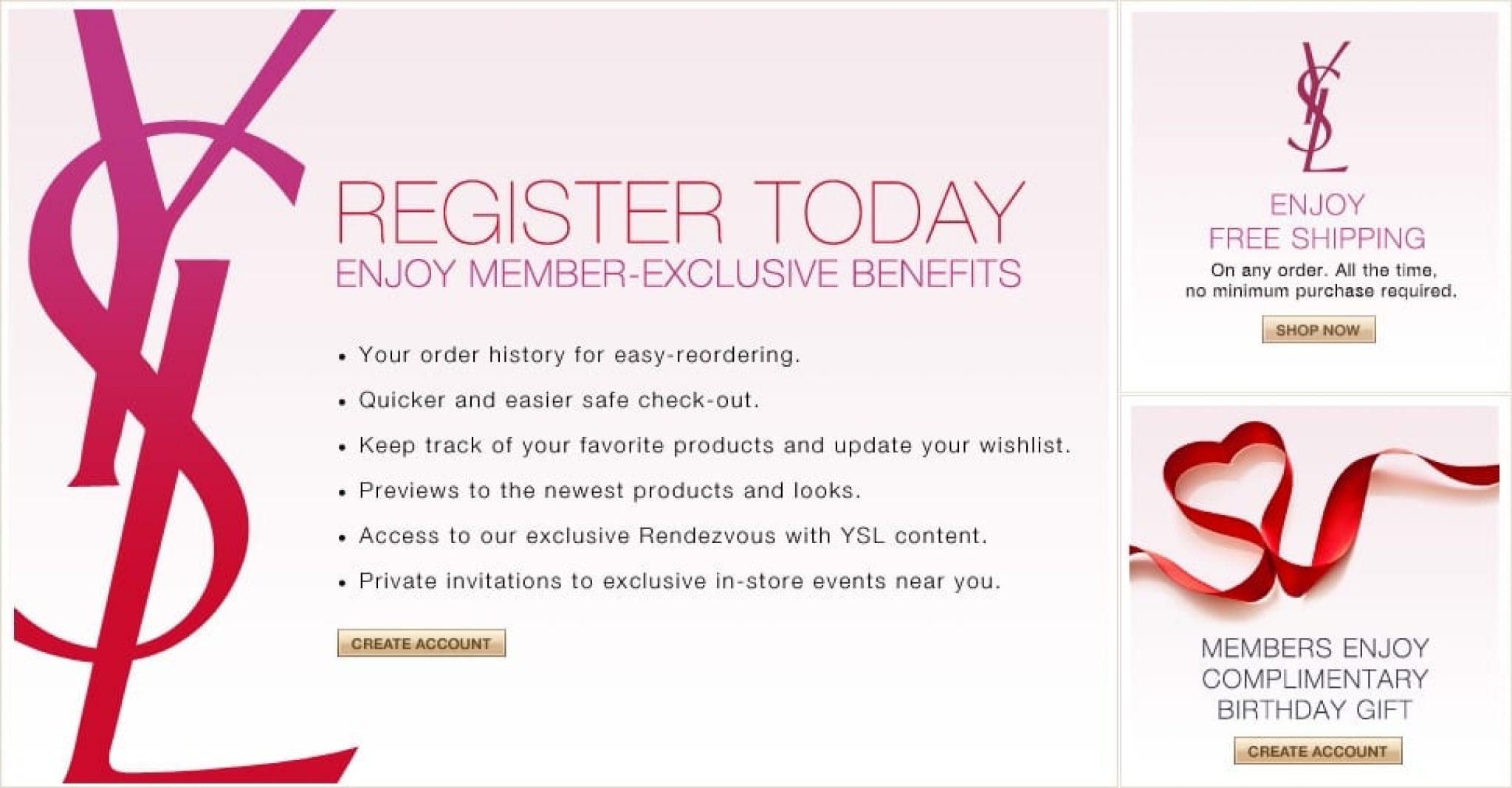 Free Birthday Gift From YSL Beauty