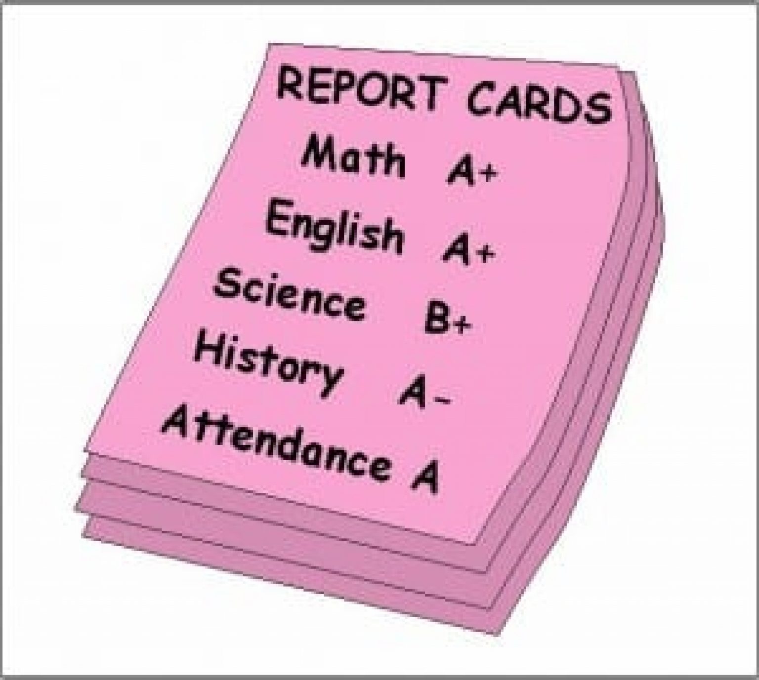 Freebies For Good Report Cards