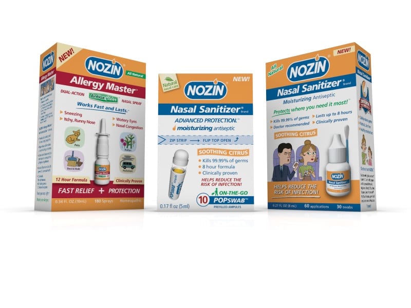 Free Nozin Nasal Sanitizer for Teachers