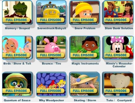 Free Full Episodes of Disney Jr Shows!