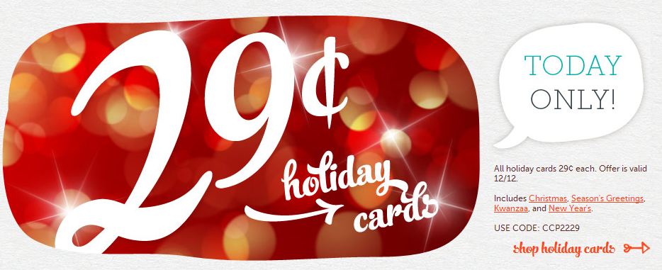 Cardstore: Send Christmas Cards for just $0.29 ea! - Mojosavings.com
