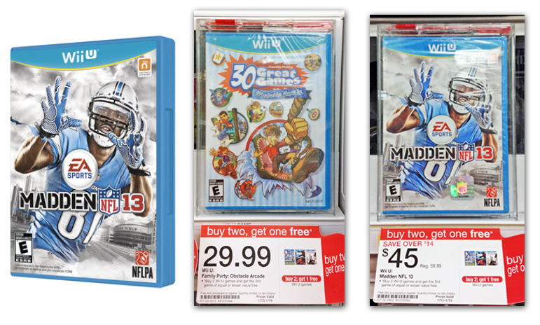 Wii U Games at Target: Buy Two Get One Free!