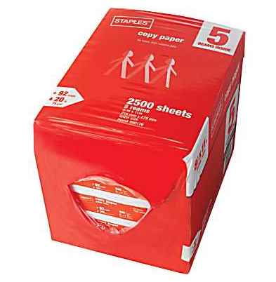 Free 5 Ream Case of Printer Paper at Staples! - Mojosavings.com