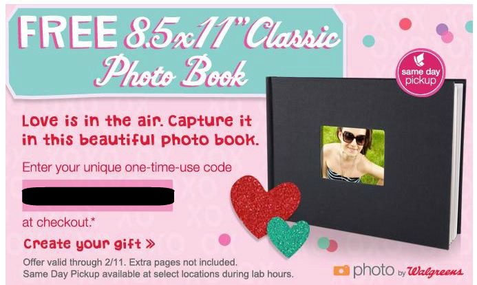 Free 8.5x11 Classic Photo Book from Walgreens - Mojosavings.com