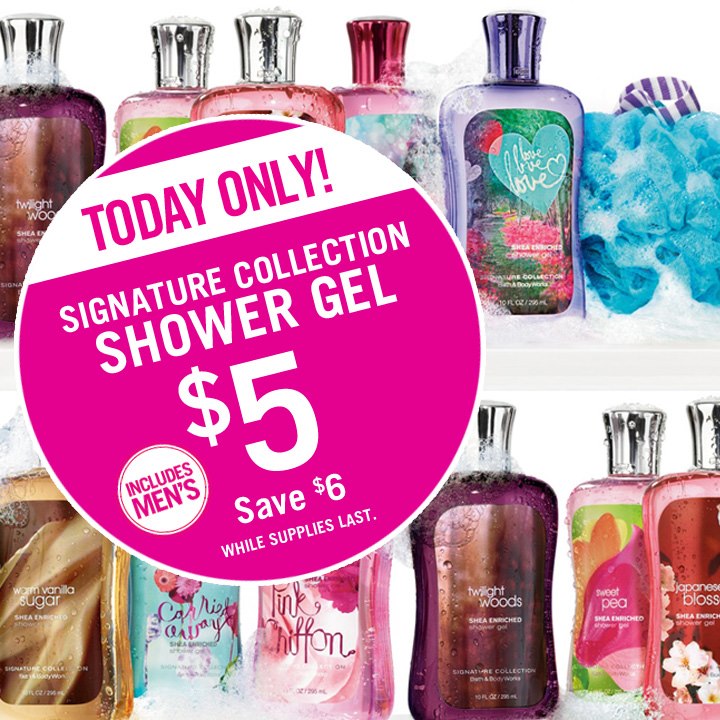Bath & Body Works Signature Collection Shower Gels only $5ea ...