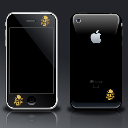 Free 24 K Gold Plate Anti Radiation Stickers For Cell Phone