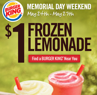Burger King: $1 Frozen Lemonade This Weekend! - Mojosavings.com
