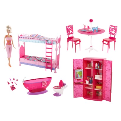 Target Daily Deal: Barbie Doll and Furniture Gift Set $20 off + FREE ...