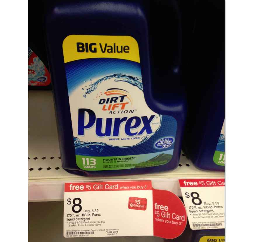 Purex Detergent Only $4.33 for the 113 Load Bottles at Target ...
