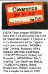 Target Clearance Mark Down Schedule & Need to Know Price Tag Info ...