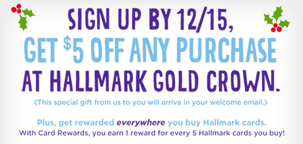 Hallmark Card Rewards: HOT - $5 Off $5 Coupon! - Mojosavings.com