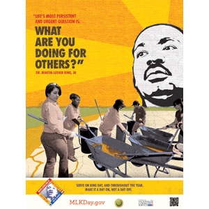 FREE MLK Day Posters, Bookmarks, Stickers, Door Hangers and Fact Sheets ...