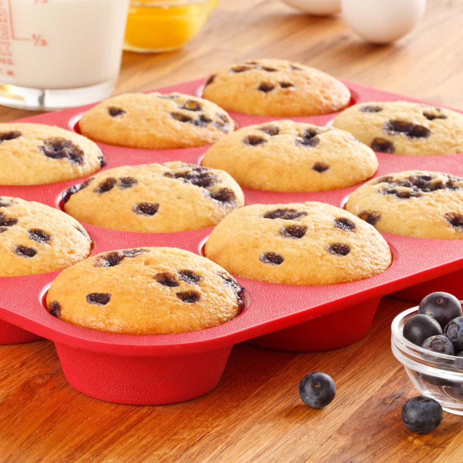 HOT! OvenArt Silicone Bakeware 12 Cup Nonstick Muffin Tin Only $.99 ...