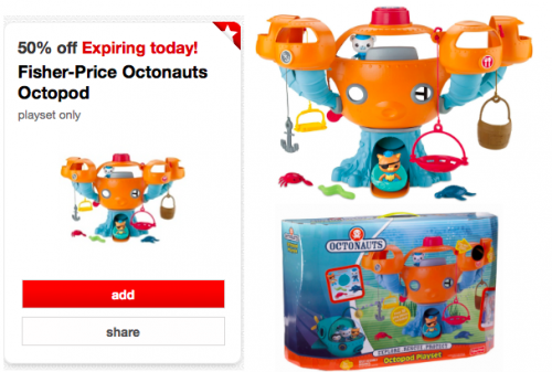 50% Off Fisher-Price Octonauts Octopod Playset - Only $15 at Target ...
