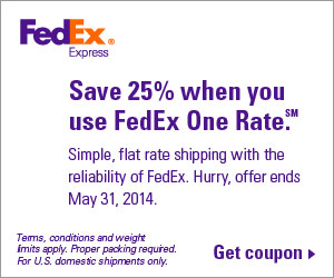 FedEx Coupon: Save 25% When You Use FedEx One Rate! - Mojosavings.com