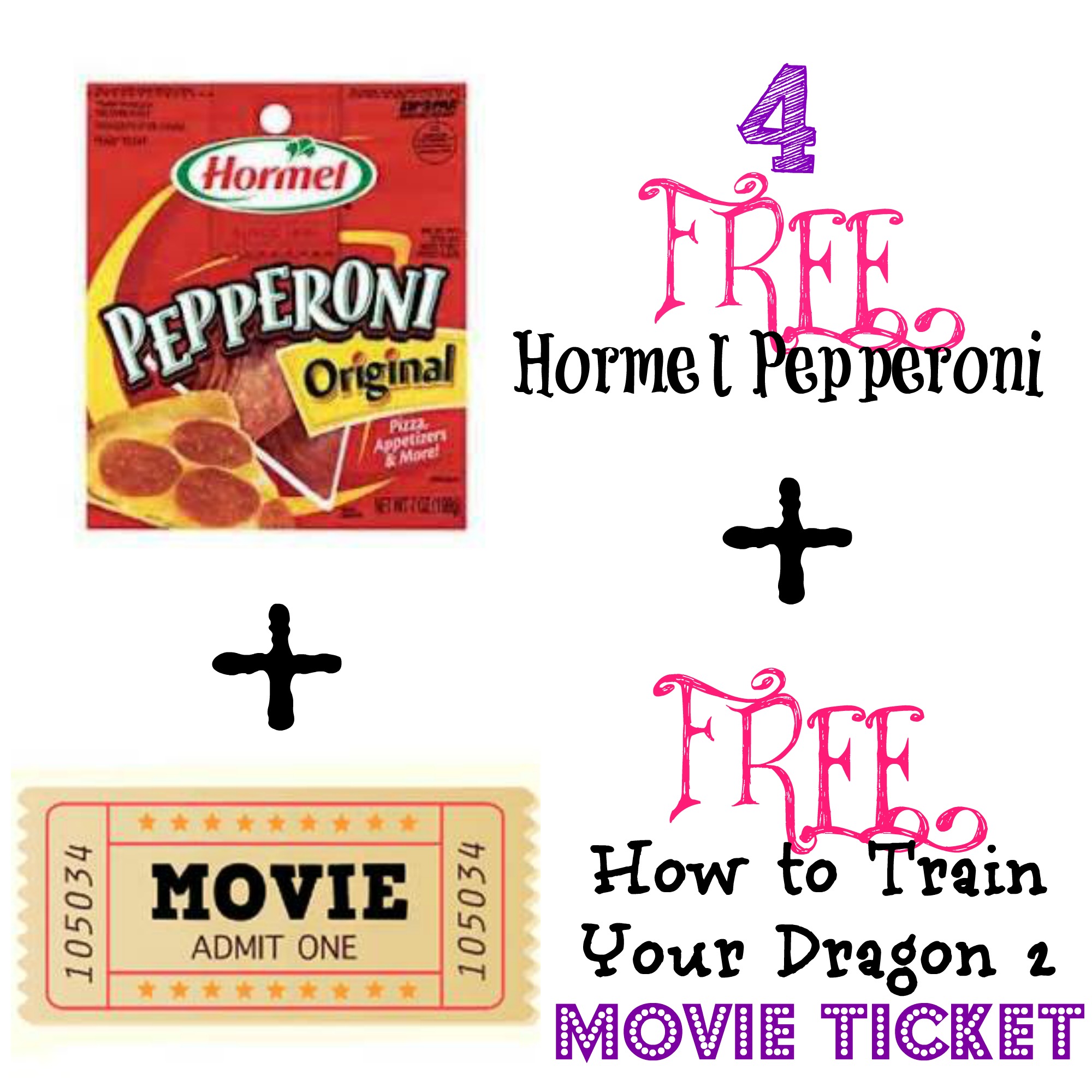 FREE Hormel Pepperoni + a FREE Movie Ticket to How to Train Your Dragon ...