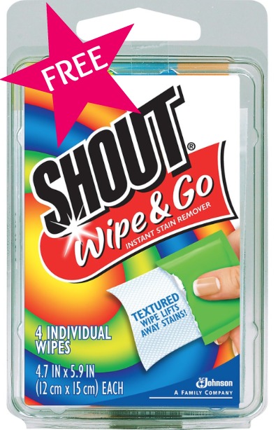 FREE Shout Wipe & Go 4 Pack at Walmart! - Mojosavings.com