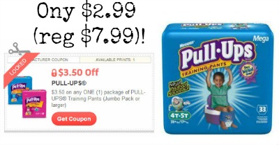 Pull Ups Training Pants only $2.99 (reg $7.99) at Target! - Mojosavings.com