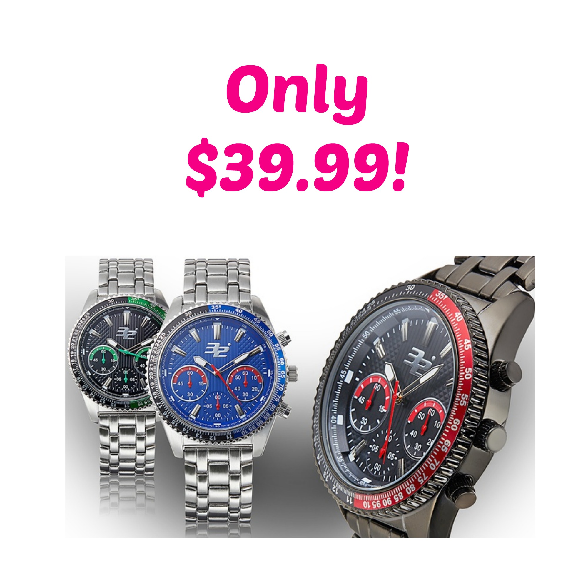32 Degrees Men's Tundra Chronograph Watches Only $39.99 (Reg. $989 ...