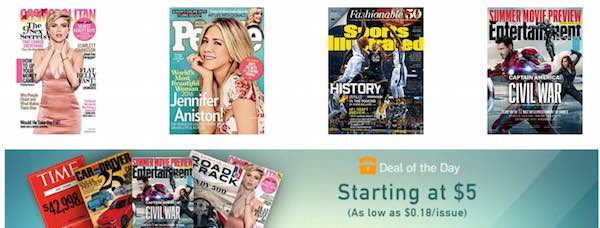 Amazon: Popular Magazine Subscriptions Starting At $5.00! Only $0.18 ...