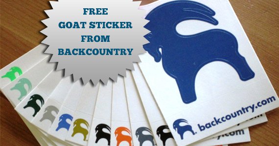Still Available! Free Sticker From Backcountry! - Mojosavings.com