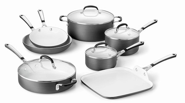 Calphalon 11-Piece Ceramic Non-Stick Cookware Set For Only $119.99 ...