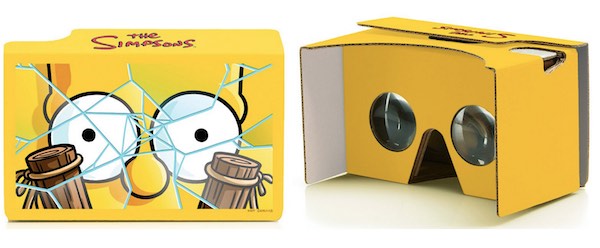 FREE The Simpsons VR Viewer Cardboard Headset! - Mojosavings.com