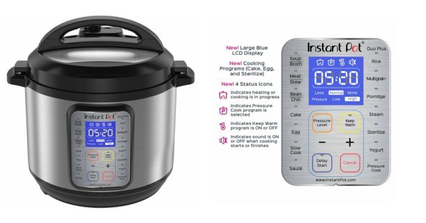 Amazon: Instant Pot IP-DUO Plus60 9-in-1 Multi-Functional Pressure ...