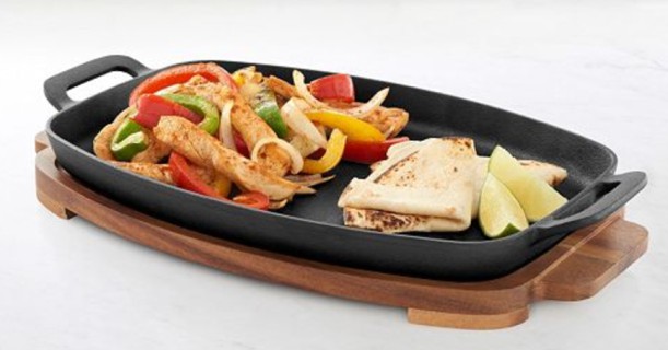 Food Network Pre-Seasoned Cast-Iron Sizzle Pan Set Just $21.59 At Kohl ...