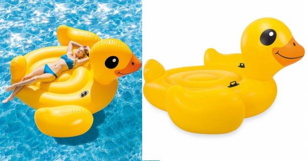 Intex Inflatable Mega Duck Island Float Just $29.96 At Walmart ...