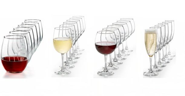 The Cellar Glassware Basics Glass 12-Piece Sets Just $9.99 At Macy's ...
