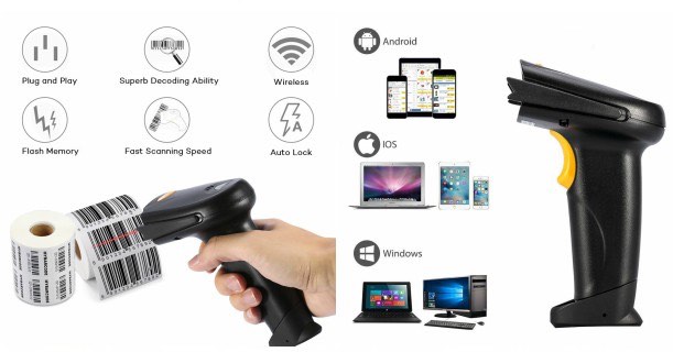 Wireless Bluetooth Inventory Barcode Scanner Just $39.99 Shipped ...