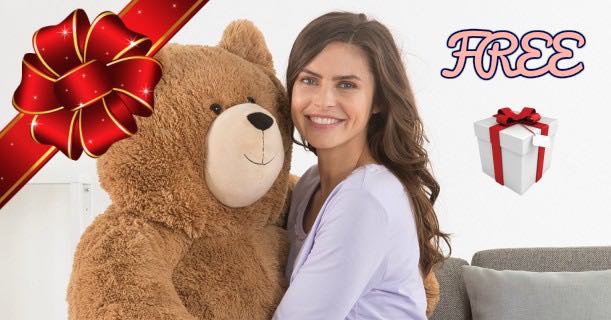 Win A FREE Vermont Teddy Bear 4' Big Hunka Love Bear!!! - Mojosavings.com