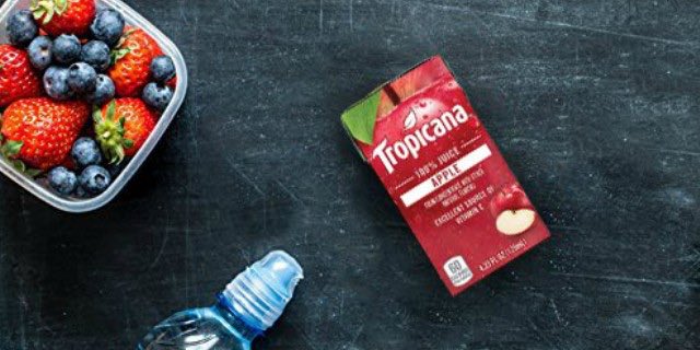 Tropicana 100% Apple Juice Boxes 44-Pack Just $0.18/Each Shipped ...