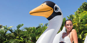 Intex Giant White Mega Swan Inflatable Pool Toy ONLY $18.00 Shipped ...