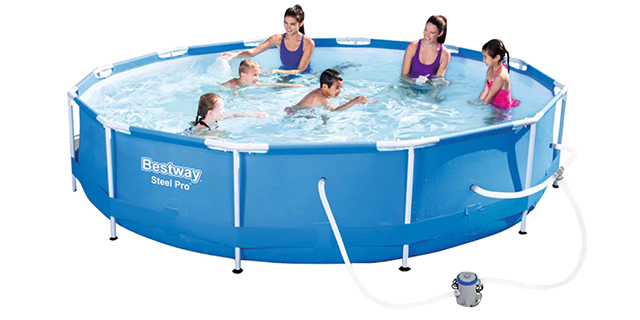 Bestway Steel Pro 12′ x 30″ Frame Pool Under $100 + Free Shipping! (Reg ...