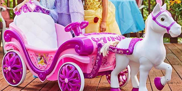 Disney Princess Royal Horse & Carriage Ride-On $98.00 shipped ...