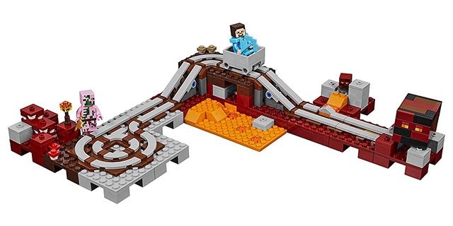 LEGO Minecraft The Nether Railway only $19.99 (reg $30) - Mojosavings.com