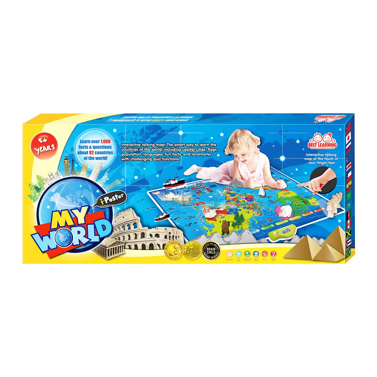 BEST LEARNING i-Poster My World Interactive Map $39.82 (REG $59.99 ...