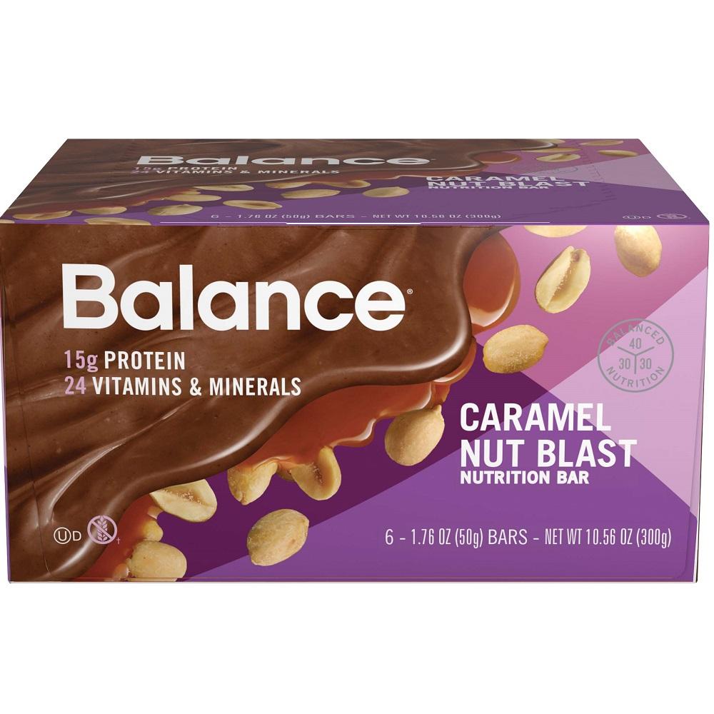 Balance Bar-Caramel Nut Blast Nutrition Bars-Caramel Nut Flavored $3.74 ...
