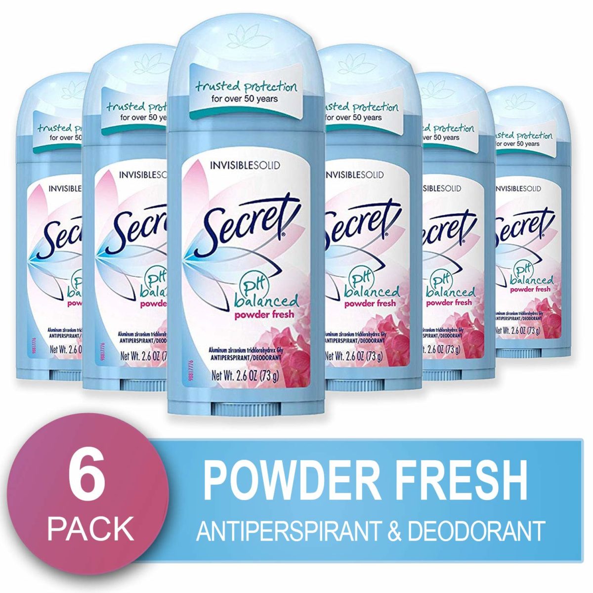 Secret Antiperspirant and Deodorant for Women, Powder Fresh Scent $9.58 ...