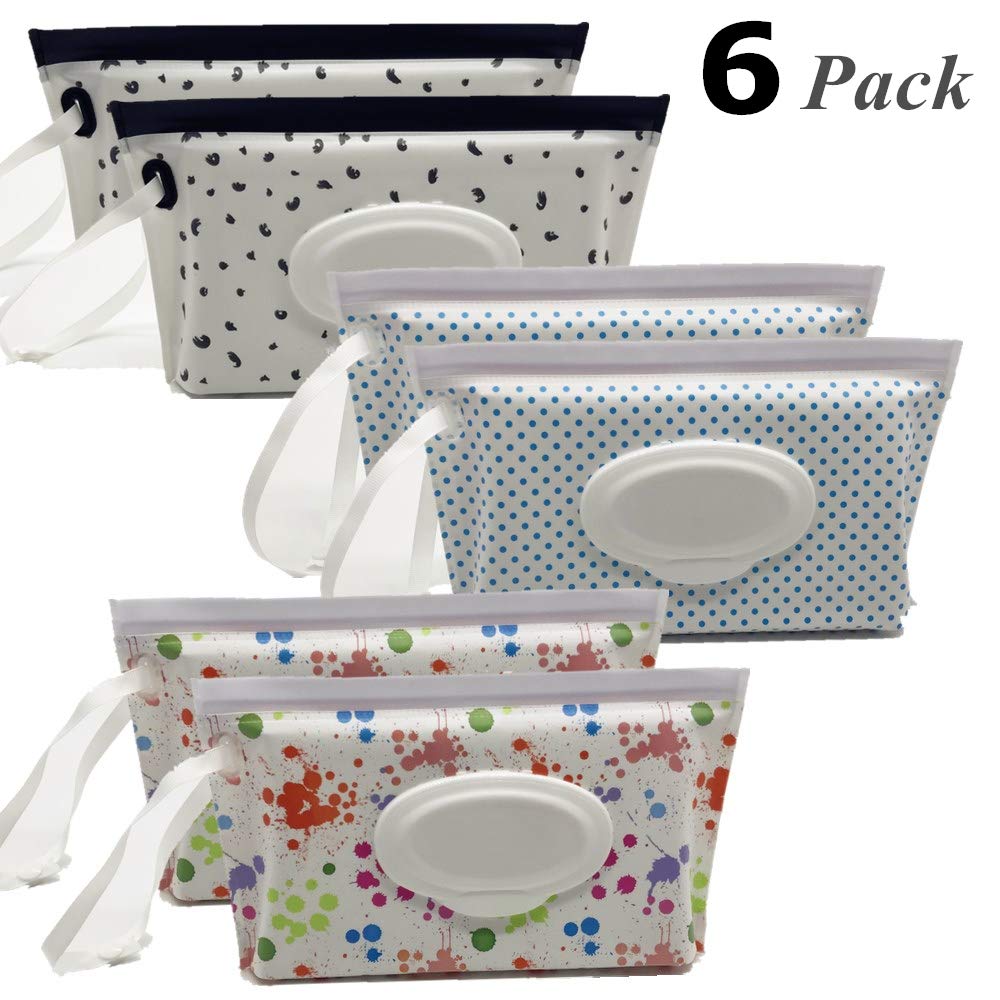Portable Wet Wipe Pouch Reusable & Refillable Baby Wipes Dispenser $9. ...
