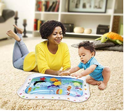 Hoovy Tummy Time Water Mat Baby Water Play Mat, $6.99 (REG $15.99 ...