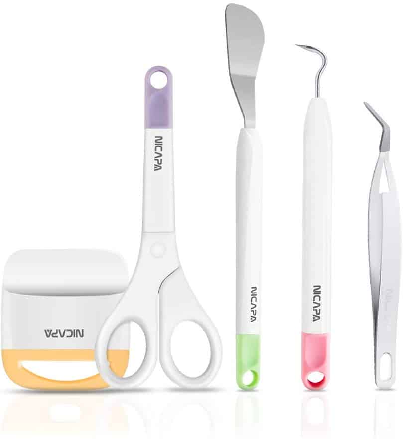 Nicapa Basic Tool Set Craft Weeding Vinyl Cardstock Crafting Tools Kit ...