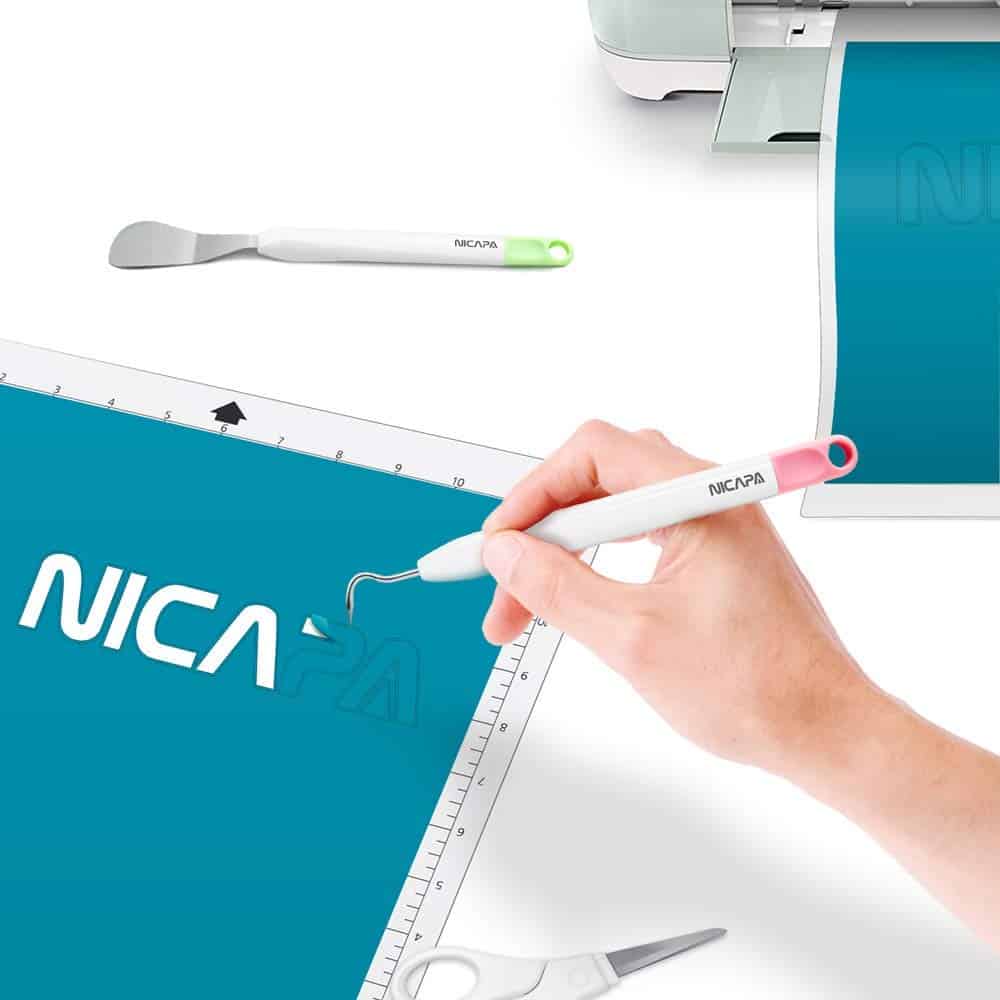 Nicapa Basic Tool Set Craft Weeding Vinyl Cardstock Crafting Tools Kit ...